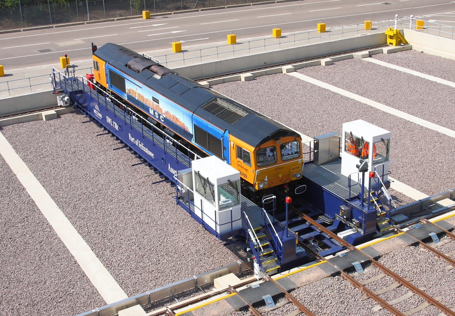 Rail traverser for DIRFT III - RailStaff