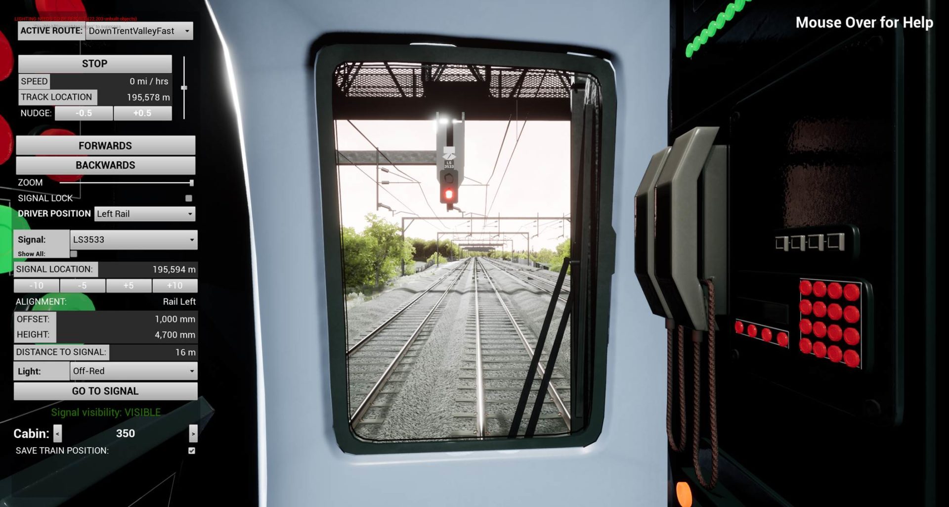 Signal sighting with the Unreal Engine - Rail Engineer