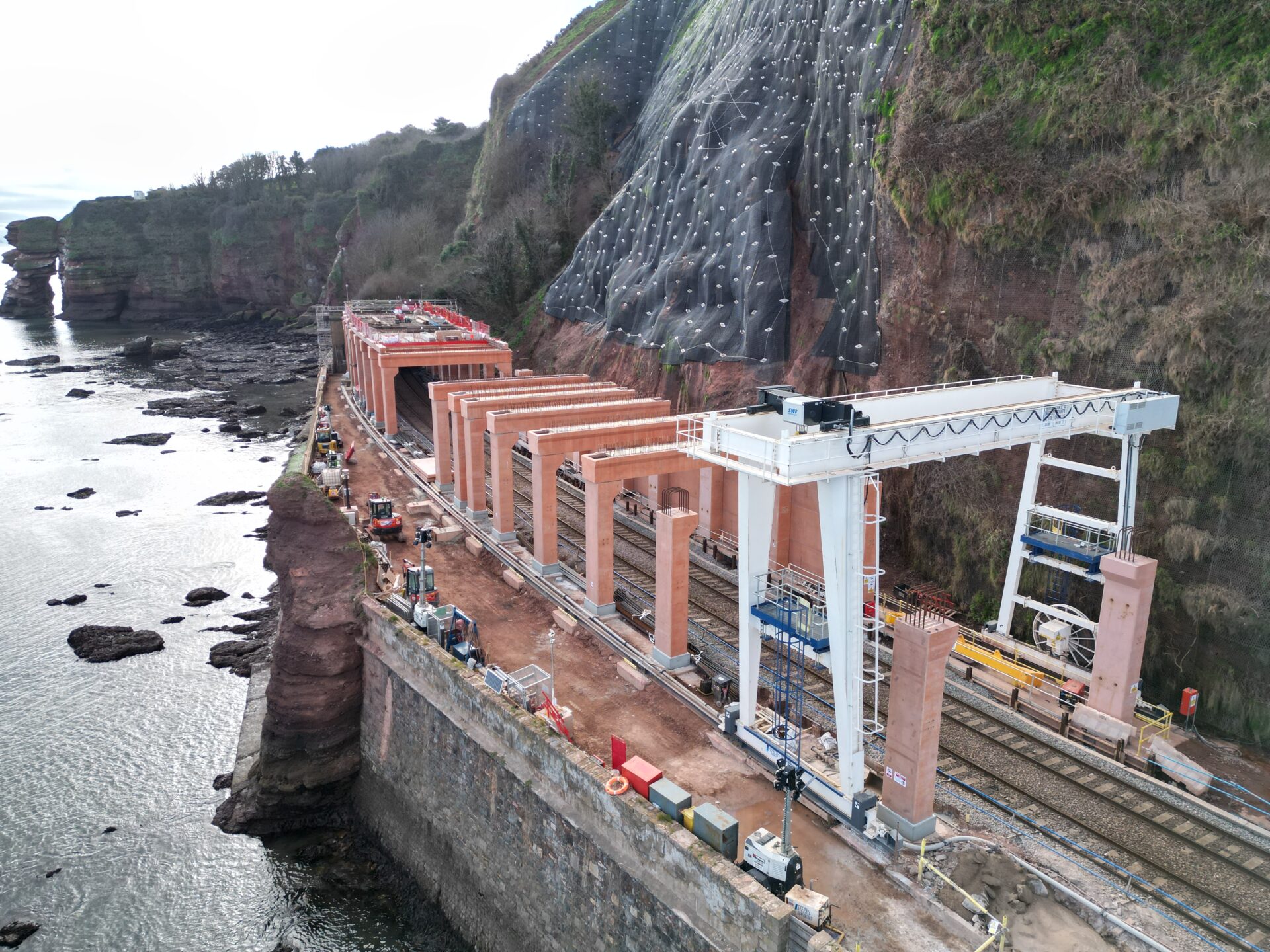 Dawlish Rockfall Shelter - Rail Engineer