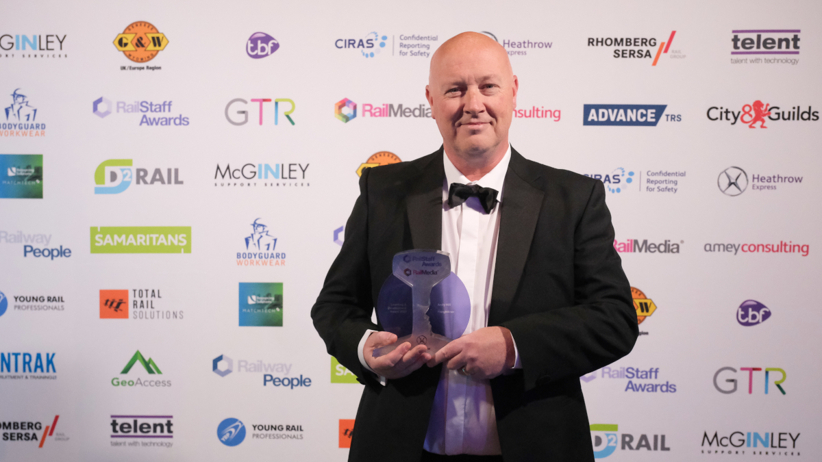 Railstaff Awards Hall of Fame - Andy Hill - RailStaff