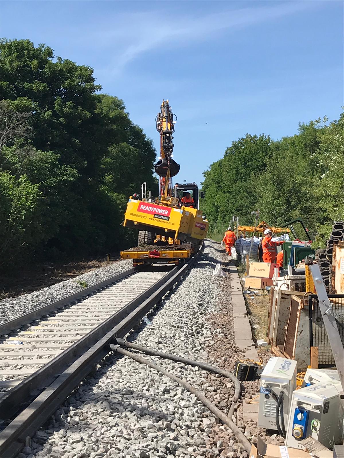Track renewal at Botley - Rail Engineer