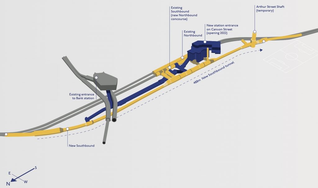 Tunnelling completed at Bank Tube station - Rail Engineer