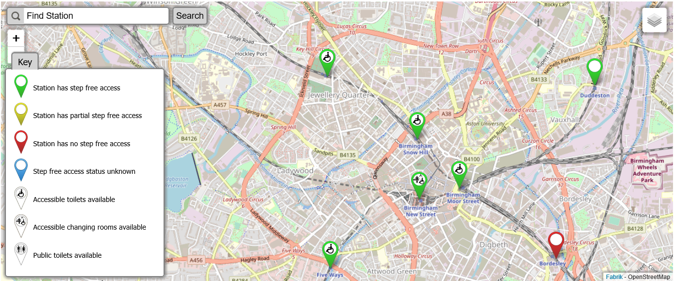 New map aids disabled passengers and informs others - RailStaff