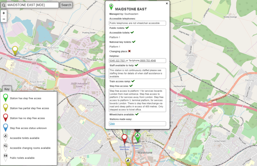 New map aids disabled passengers and informs others - RailStaff