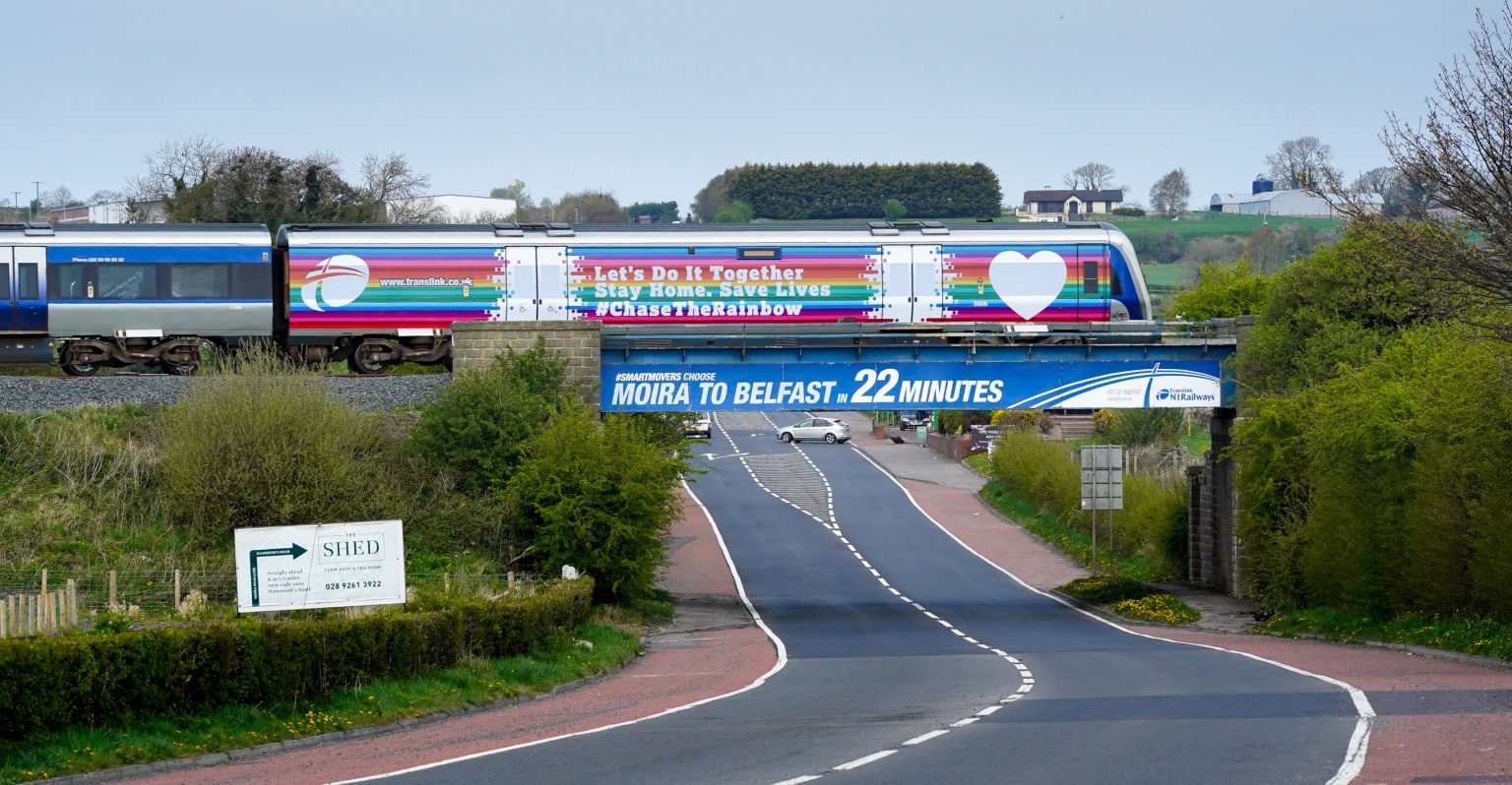Translink releases two large Trainbows onto the Northern Ireland ...