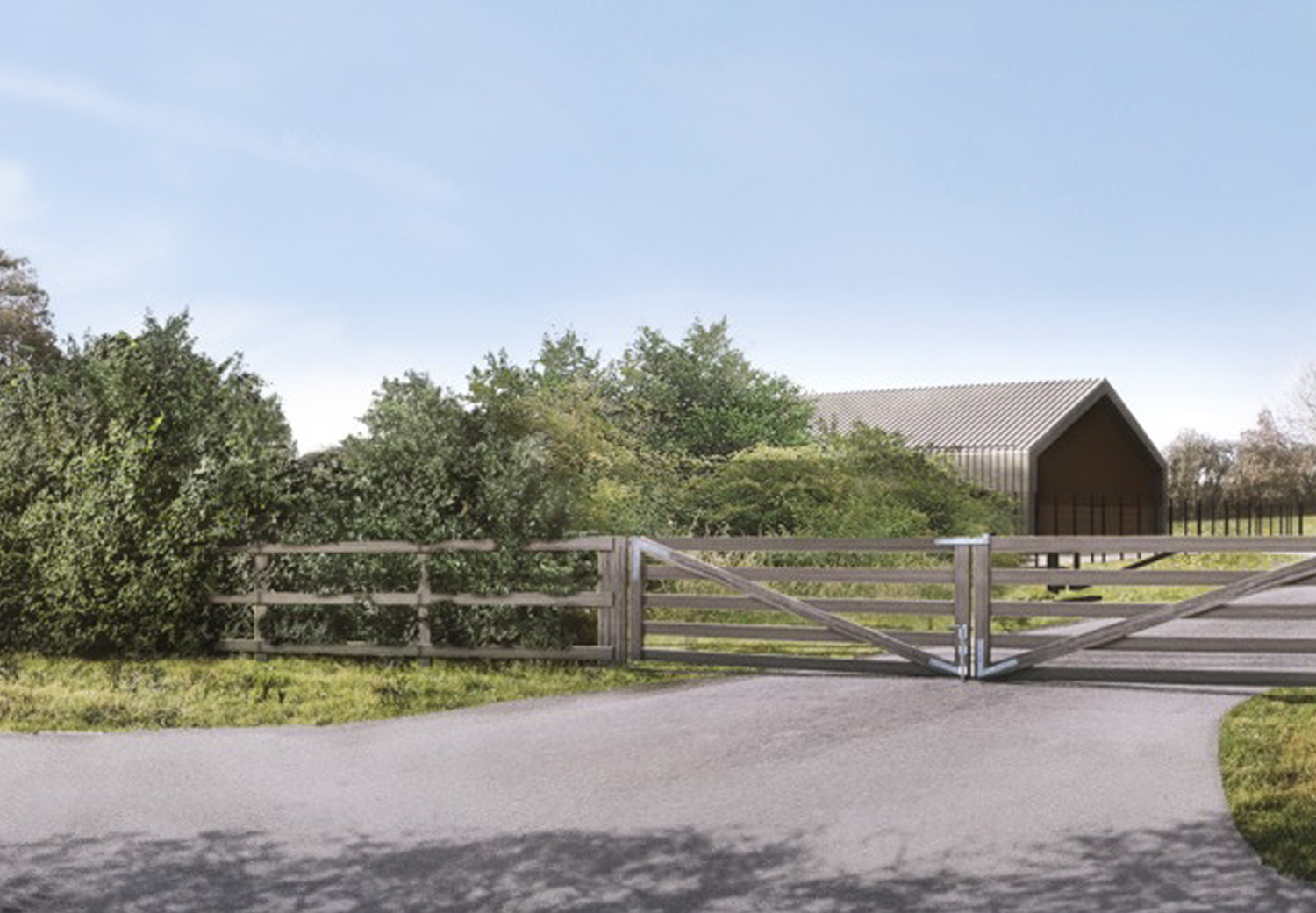 HS2 vent shaft headhouse at Chalfont St Peter designed to fit into ...