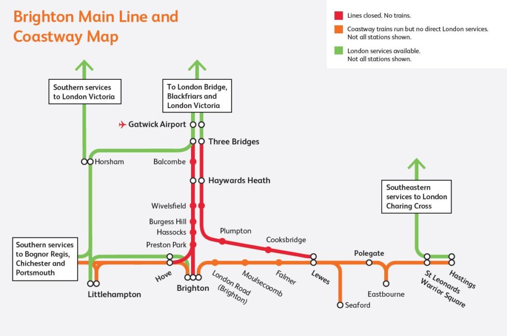Brighton main line reopens after a 9-day closure - Rail Engineer