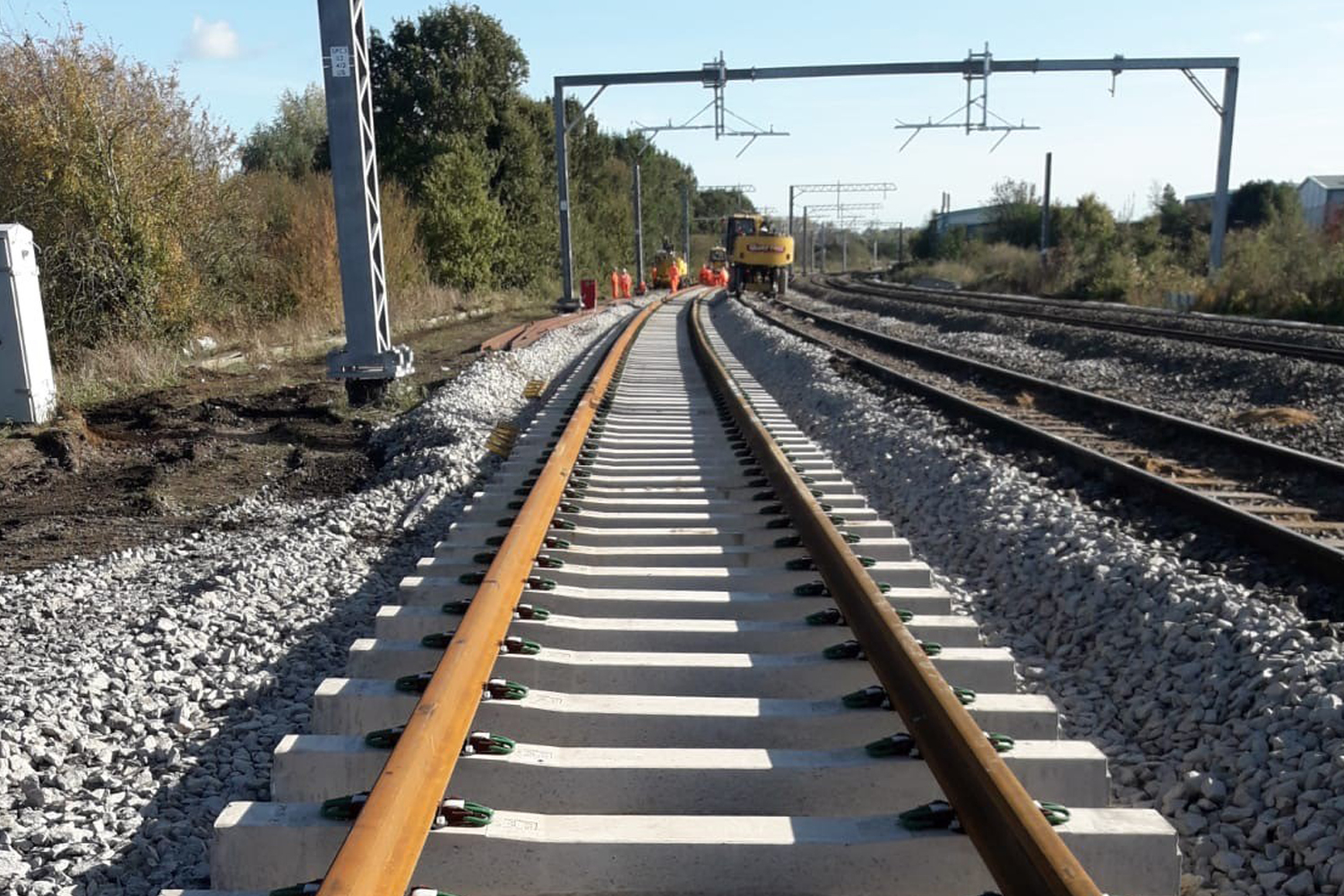 Finishing off the fourth track between Bedford and Kettering - Rail ...