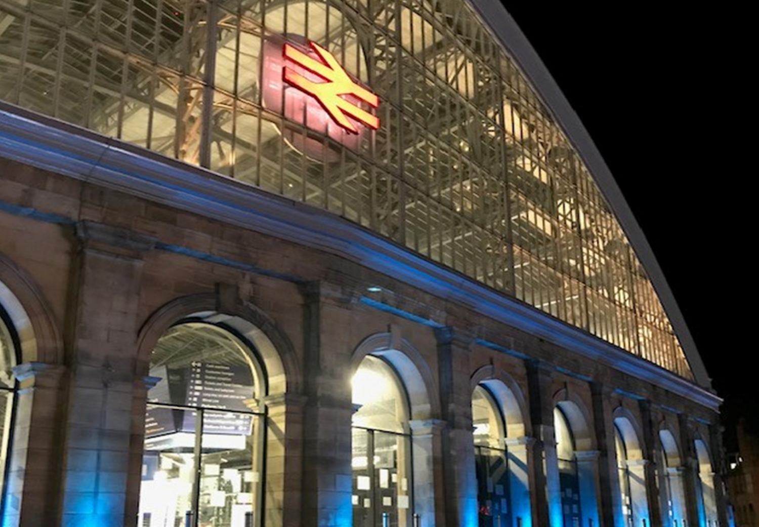 Another three Network Rail stations go blue for the NHS - Rail Engineer
