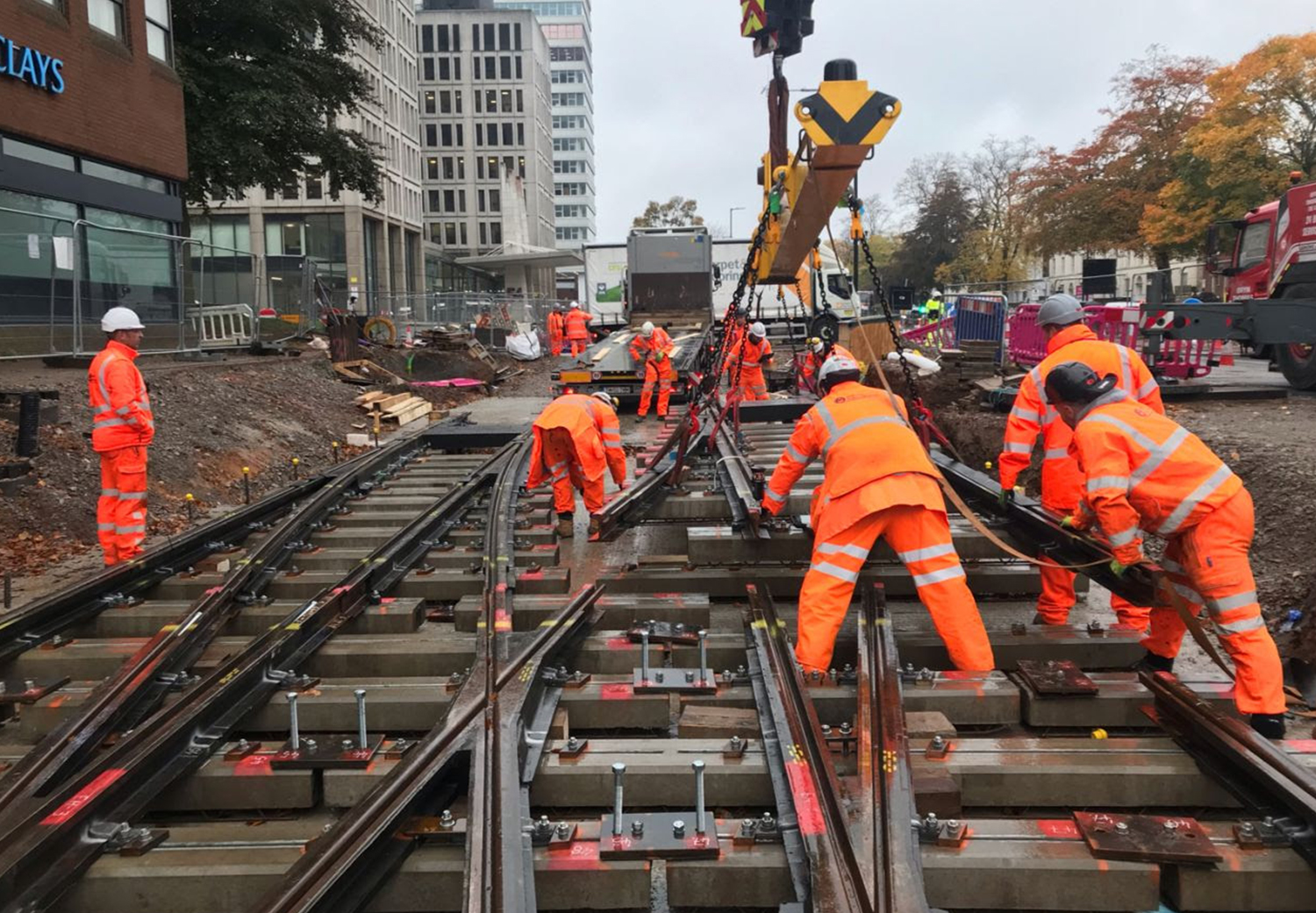 Another construction milestone on West Midlands Metro extension - Rail ...