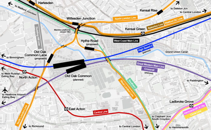 The station now arriving Old Oak Common interchange - Rail Engineer